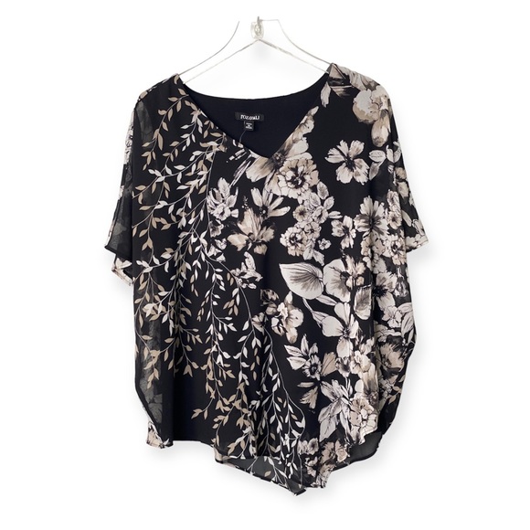 Roz & Ali | Tops | Roz Ali Floral Blouse Nwt | Poshmark